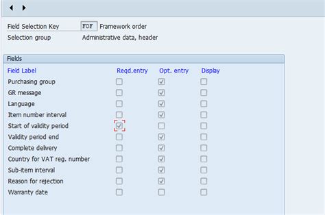 How To Make Make The Validity Start And End Date SAP Community
