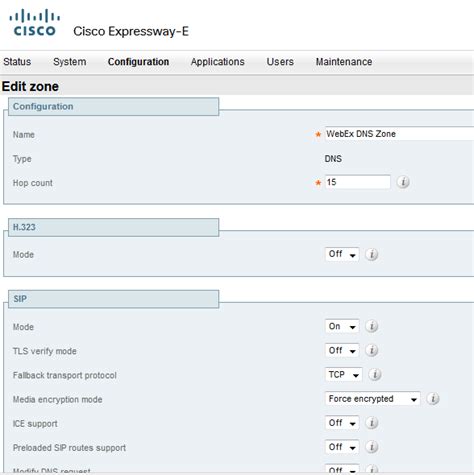 uc valley cisco cmr and expressway configuration