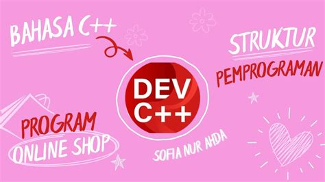 Program Sederhana Aplikasi Onlineshop Menggunakan Bahasa Pemrograman C Dengan Dev C Youtube