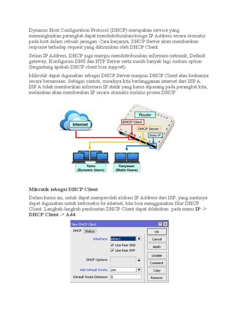 Dhcp Mikrotik Pdf