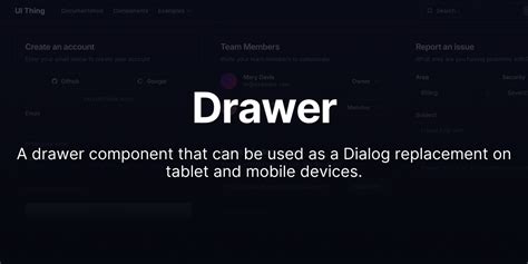 drawer ui thing