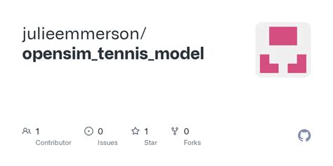 Opensimtennismodeltennismodelosim At Main · Julieemmersonopensimtennismodel · Github
