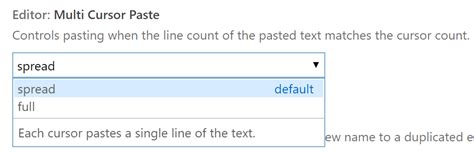 Add Option To Disable Multi Cursor Spread Paste · Issue 80624 · Microsoftvscode · Github