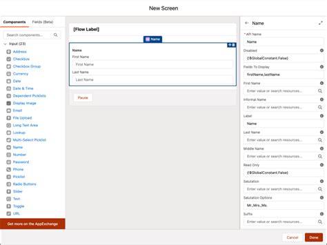 configure a record link dynamically in flow automation champion