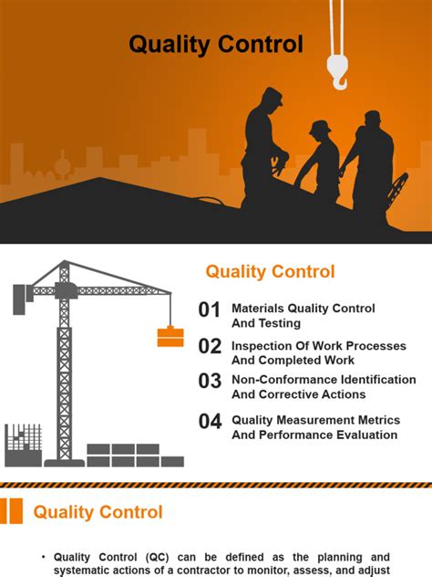 Construction Quality Control Ppt Template Pdf Systems Science Business Process