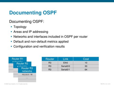 ppt implementing a scalable multiarea network ospf based solution