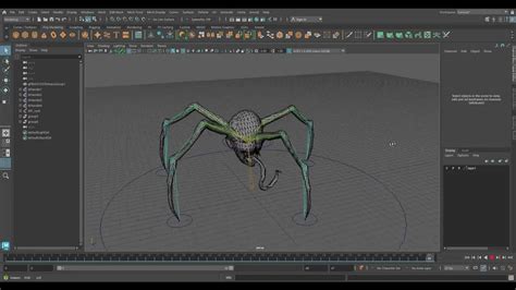 Spiderhead Idle Animation Maya - YouTube