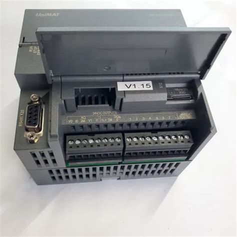 unimat cpu st20xp transistor 12di do 4ai ao 200 smart programmable