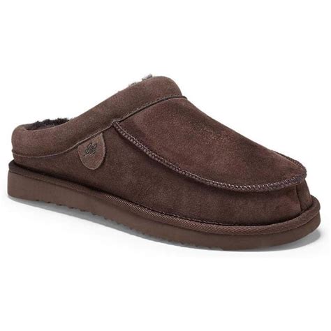 Eddie Bauer Mens Firelight Shearling Moc Scuff Coffee Eddie Bauer