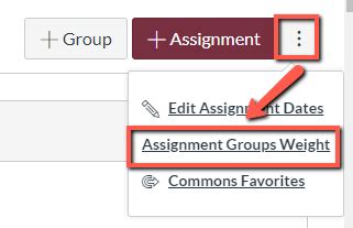 How Do I Create Assignment Weights FSU Canvas Support Center