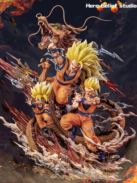 Goku And Gohan And Goten Dragon Ball Hero Belief Studio Nz Toys