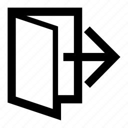 Exit Log Out Out Signout Icon Download On Iconfinder