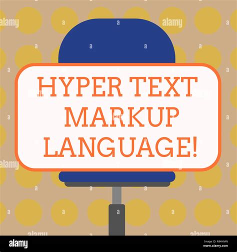 Word Writing Text Hyper Text Markup Language Business Concept For