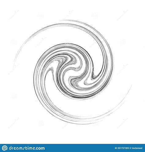 Curve Rotated Volute Helix Shape Spiral Swirl And Twirl Design