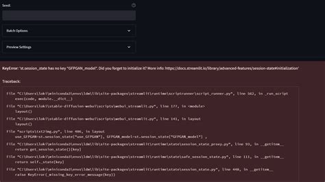 How Do You Fix Ssionstate Has No Key Gfpganmodel · Sygil Dev