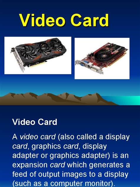 graphics card pdf graphics processing unit computer monitor