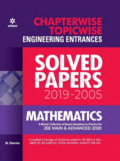Arihant Mathematics Engineering Solved Papers Watermark Pdf Function Mathematics Equations
