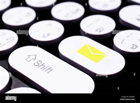Mail Symbol On Keyboard Stock Photo Alamy