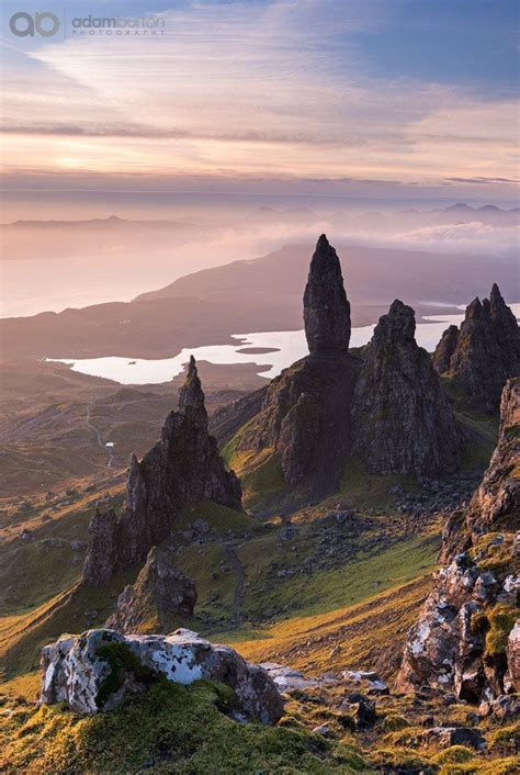 Sunrise Over The Old Man Of Storr On The Isle Of Skye Scotland Uk