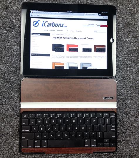 ICarbons Has My Logitech Ultrathin Keyboard Cover For IPad Covered