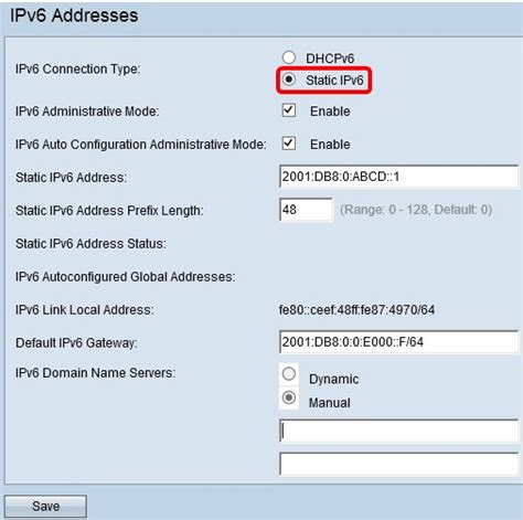Configure Ipv4 And Ipv6 On A Wireless Access Point Cisco