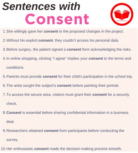 Consent In Sentence Examples