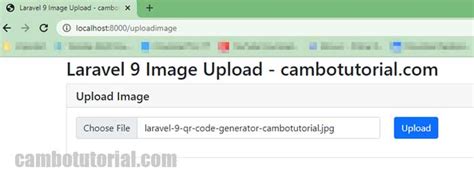Cambotutorial How To Upload File In Laravel 9 With Example