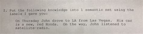 solved i put the following knowledge into 1 semantic net