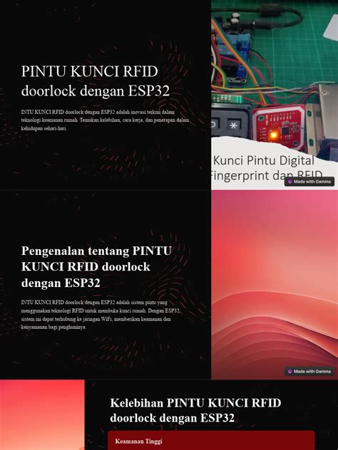 pintu kunci rfid doorlock dengan esp32 ikbal r pdf komputer