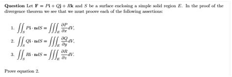 solved question let f pi qj rk and s be a surface