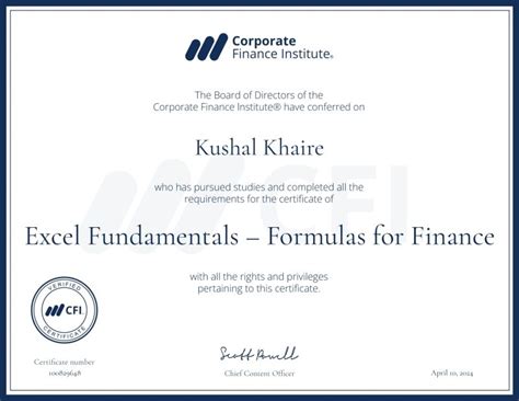 Excel Skills For Finance By Cfi Kushal Khaire Posted On The Topic Linkedin