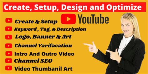 Create Setup And Design Optimize Youtube Channel With Logo And Banner By Akash9576 Fiverr