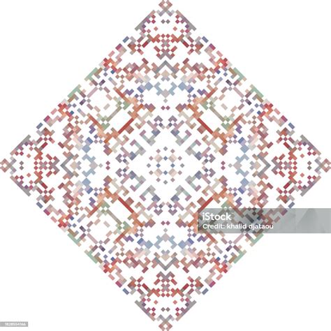 추상 픽셀 아트 배경입니다 벡터 일러스트 레이 션입니다 인사말 카드 배너 전단지 및 포스터를 위한 디자인 요소 0명에 대한 스톡 벡터 아트 및 기타 이미지 Istock