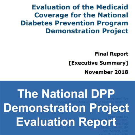 Medicaid Coverage For The National Dpp Demonstration Project National Dpp Coverage Toolkit