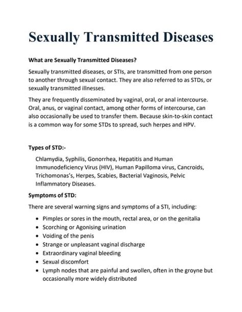 Sexually Transmitted Diseasesdocx