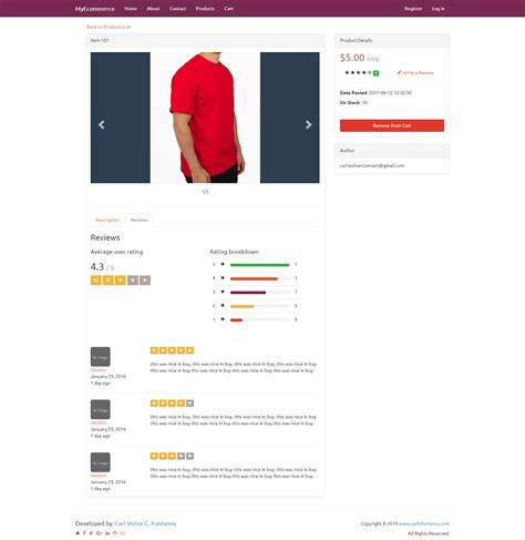 Asp Net Mvc E Commerce Carlo Fontanos