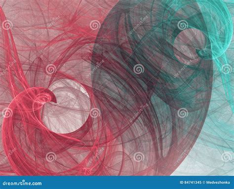 Fractal Background With Abstract Swirls Stock Illustration Illustration Of Design Layout