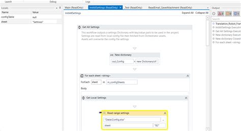 error while fetching data from configuration file help uipath