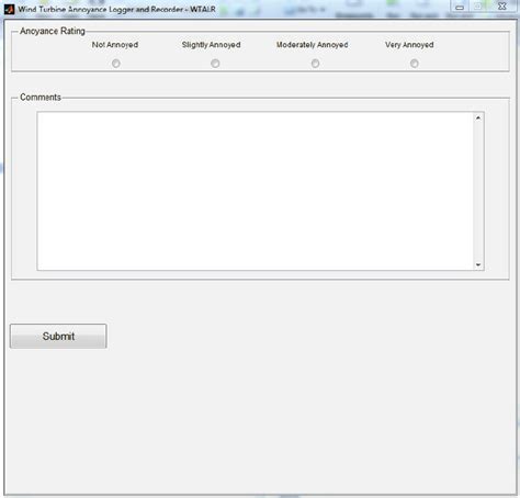 Gui For Collecting Annoyance Ratings And Comments Download Scientific Diagram