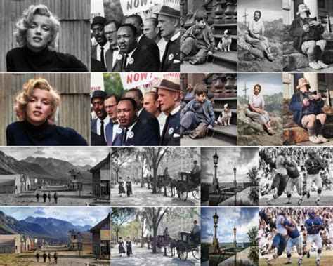 samples of colorized outputs using our method the first and third rows