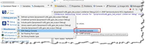 Mcuxpresso Often Wont Do Printf To Console In Hello World Example