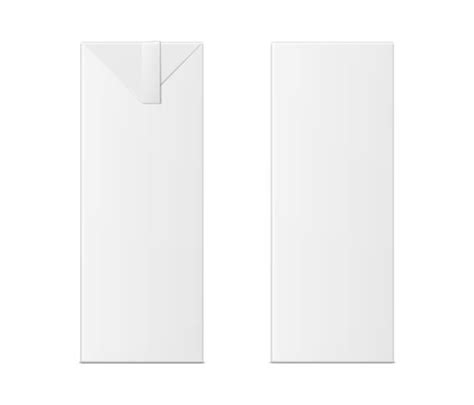 우유 패키지 모형 무료 벡터