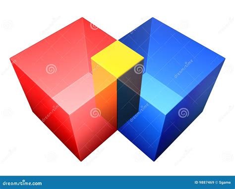 Cube Intersection Stock Illustrations 450 Cube Intersection Stock Illustrations Vectors