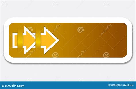 Text Box With Arrow Stock Vector Illustration Of Banner