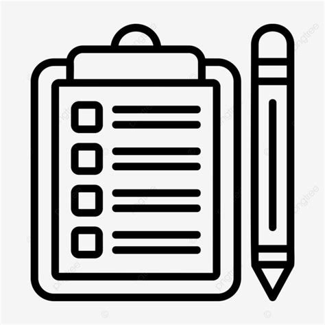 체크리스트 라인 아이콘 벡터 체크리스트 아이콘 체크 표시 문서 Png 일러스트 및 벡터 에 대한 무료 다운로드 Pngtree