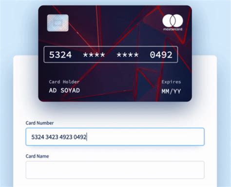 credit card components for react and react native reactscript
