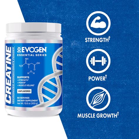 Evogen Creatina 300 Gr 60 Serv Unflavored Serious Supplements