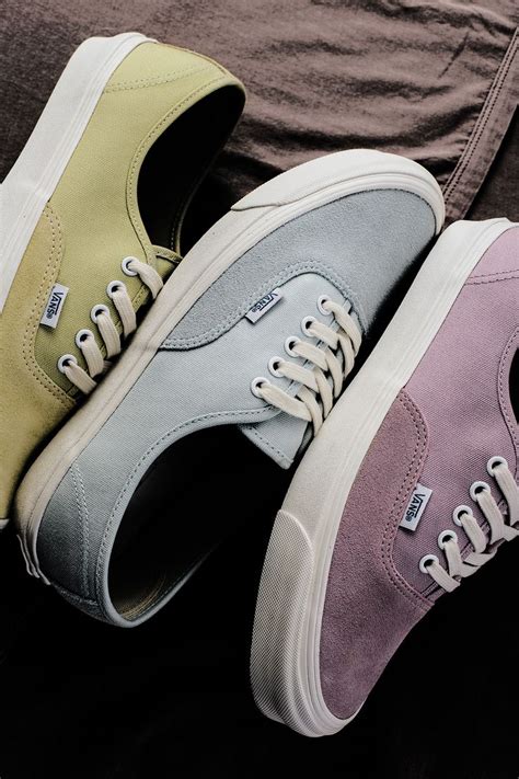 Vans Vault Og Authentics Suede Canvas Collection In 2024 Vans Shoes