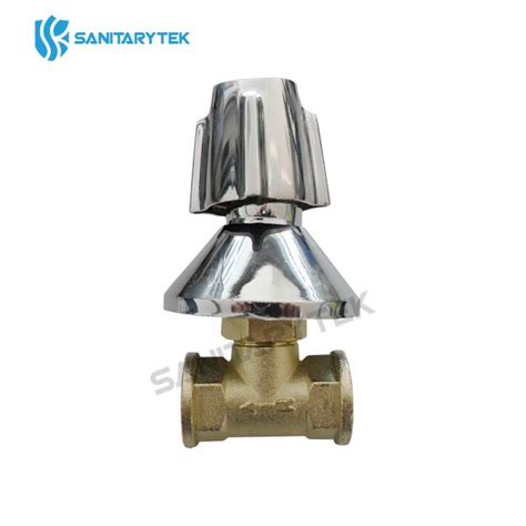 Chrome Handle Concealed Zinc Stopcock Valve