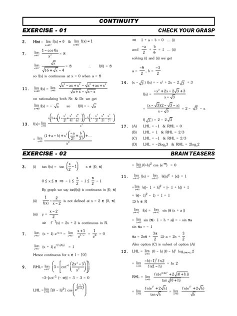 02 Continuity Pdf Mathematics Mathematical Analysis
